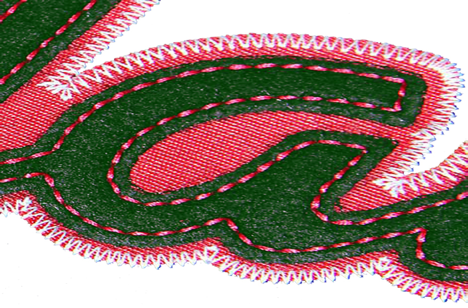 Embroidery Digitizing art - 3d puff | All Punching Digitizing